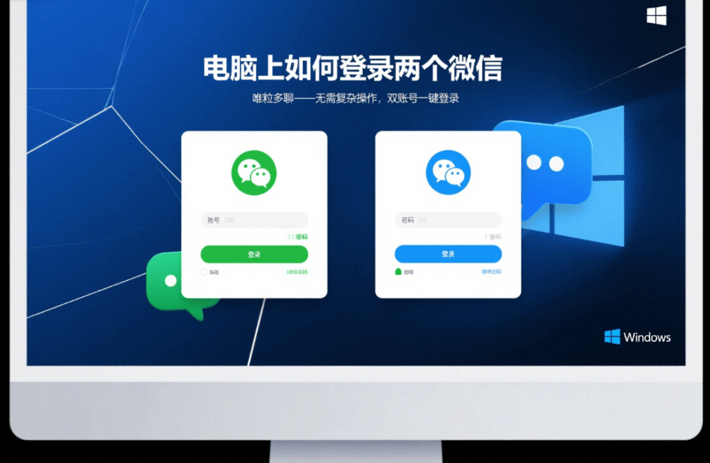 电脑上如何登录两个微信？唯粒多聊零门槛实现双账号并行 - 唯粒官网 - 唯粒多聊，专业电脑微信分身；唯粒数据恢复达人，专业电脑数据恢复软件